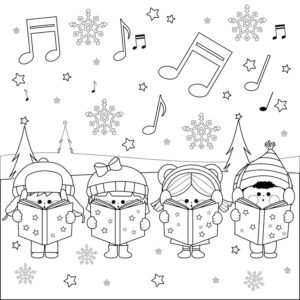 DIBUIXOS DE NADAL PER PINTAR - Sortir amb nens