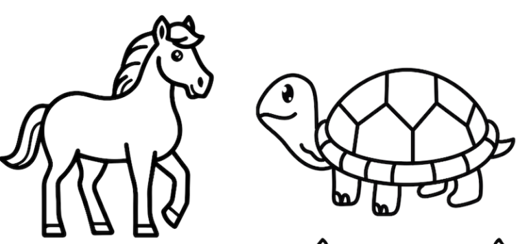 DIBUIXOS D'ANIMALS PER PINTAR - Sortir amb nens